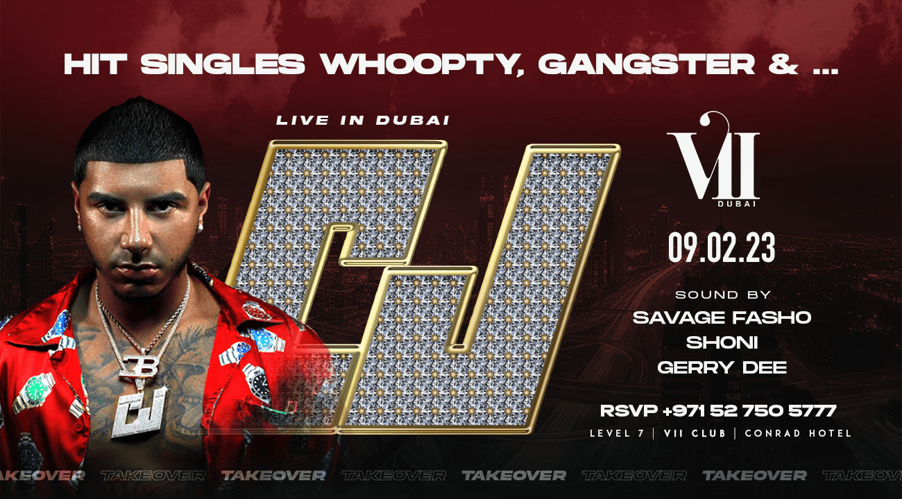 AMERICAN RAPPER & SINGER, CJ, PERFORMS LIVE AT VII DUBAI THIS WEEK