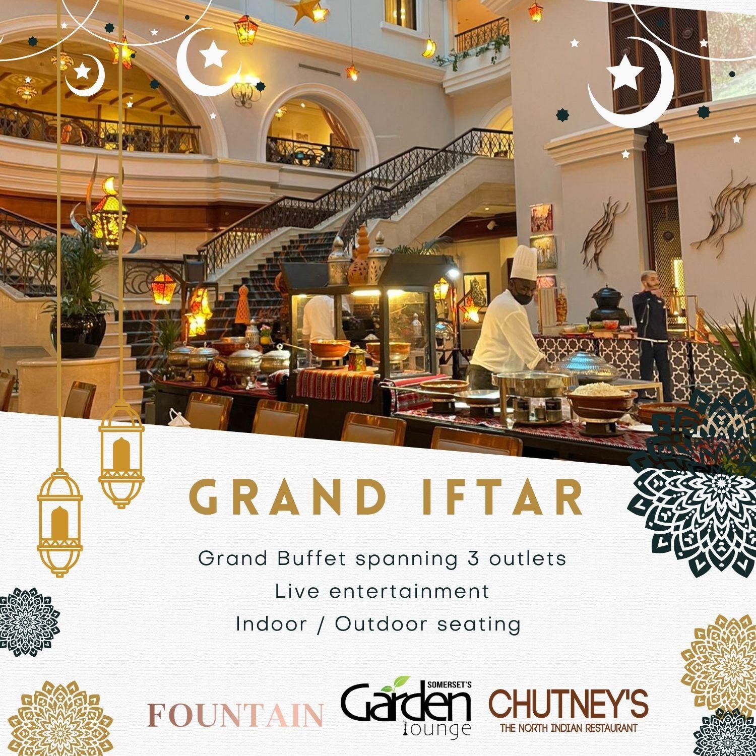 GRAND IFTAR BY MOVENPICK on Tuesday 11th April 2023 in Mövenpick Hotel & Apartment Bur Dubai